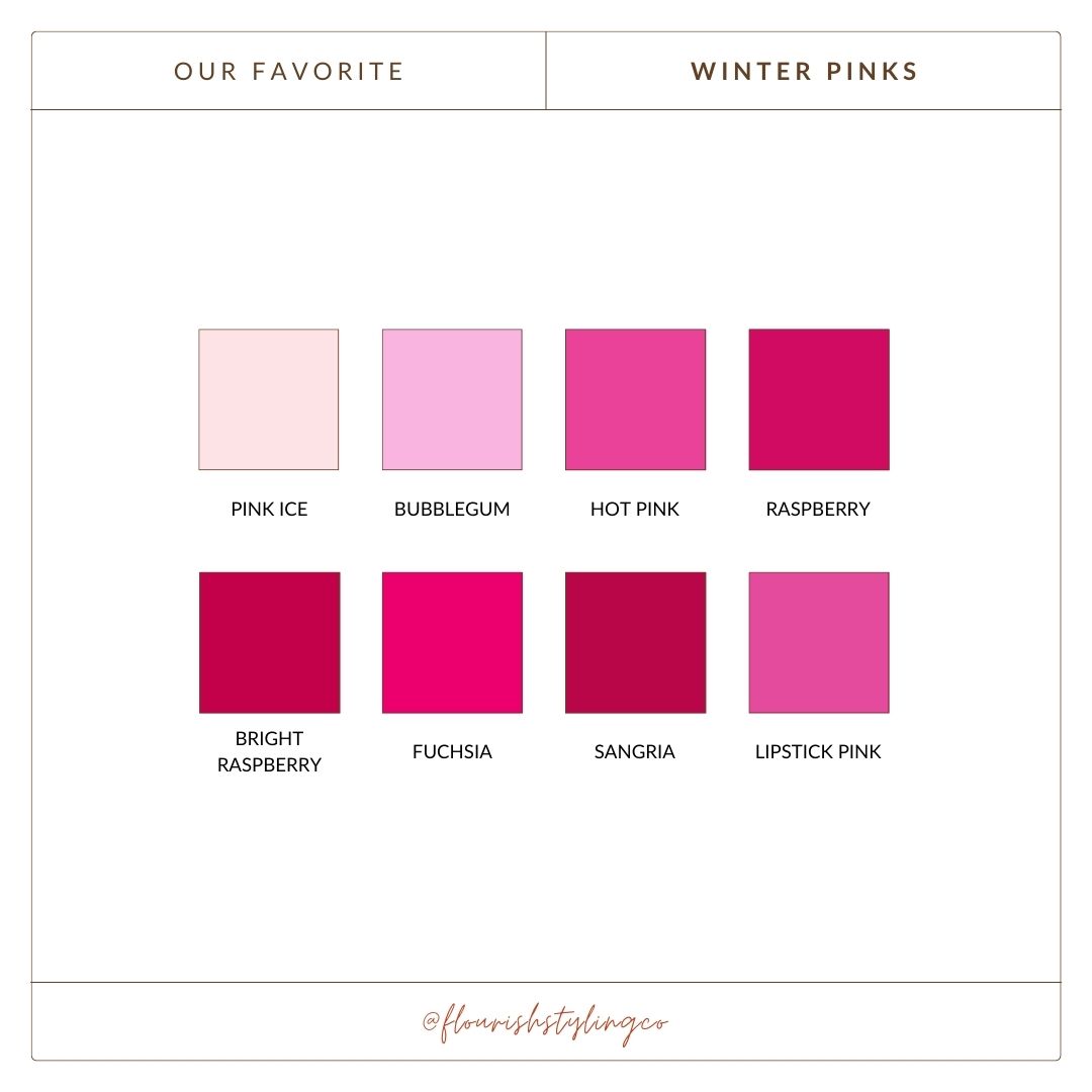 The Best Pinks for Every Season - flourishstyling.co