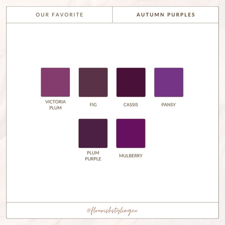 Our Favorite Purples for Each Season - flourishstyling.co