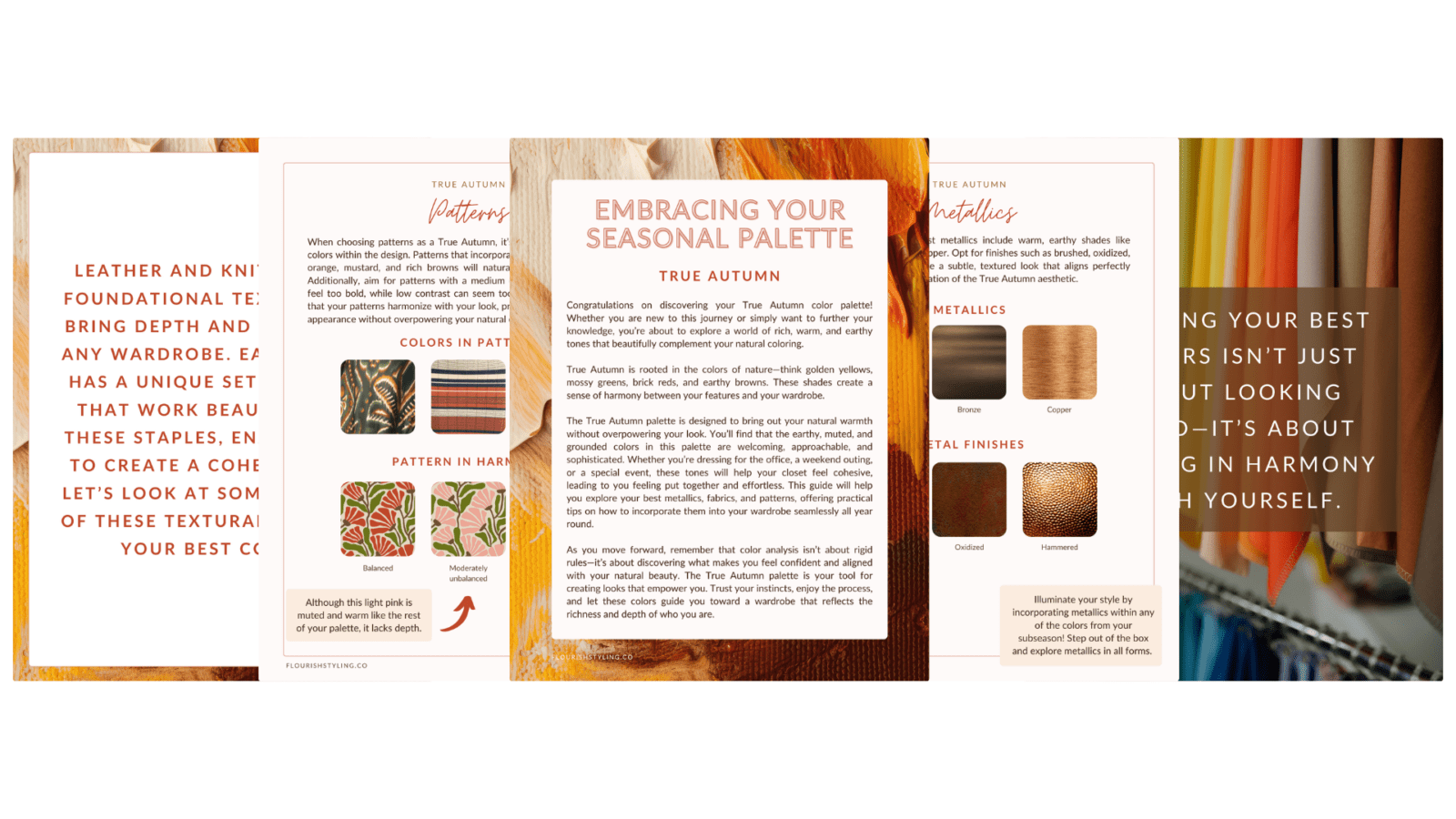 Flourish Seasonal Color Guides: Understanding Your Best Colors - flourishstyling.co